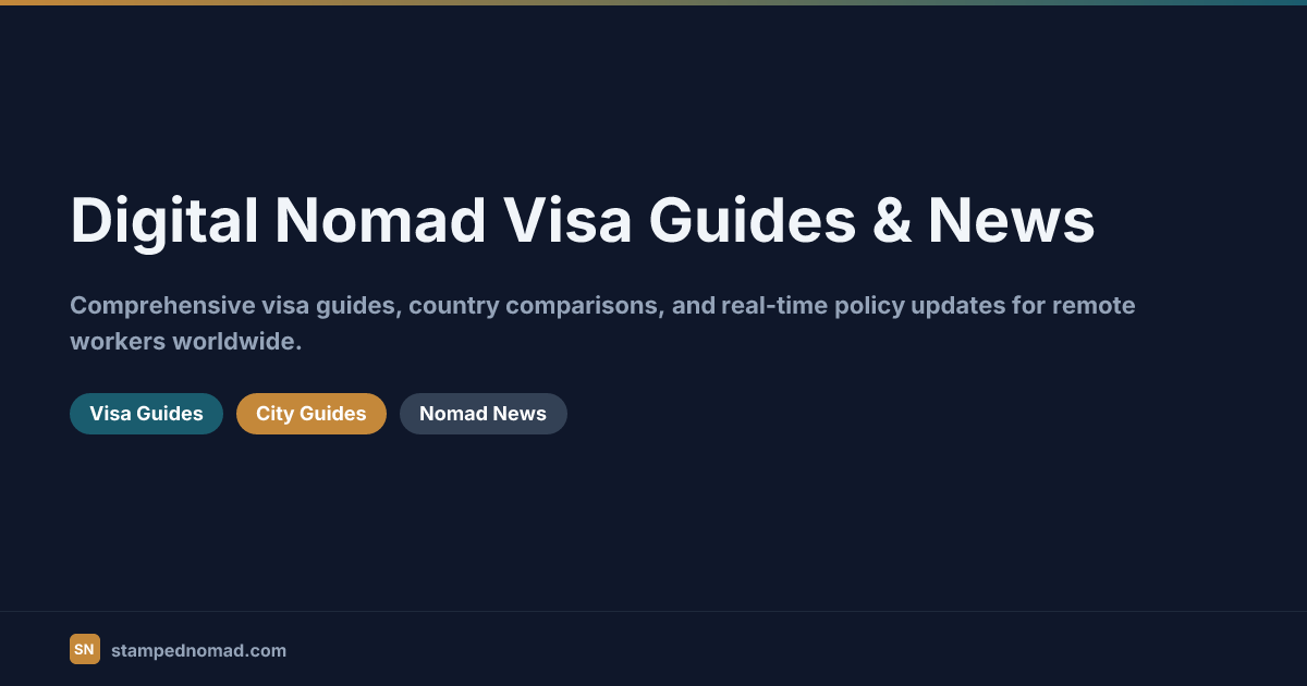 Stamped Nomad — Digital Nomad Visa Guides & News